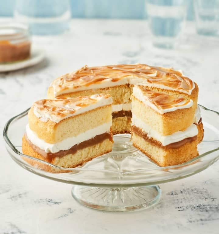 Vegan Caramel Sponge Cake