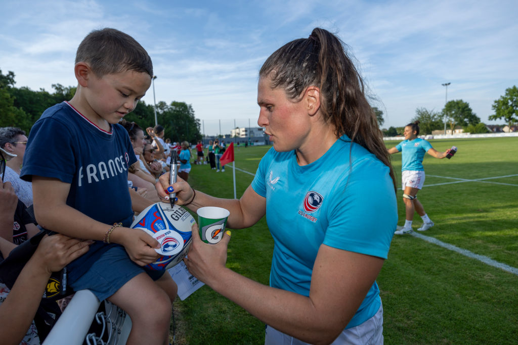 U.S. Rugby's Ilona Maher TikToks Through the Paris Olympics