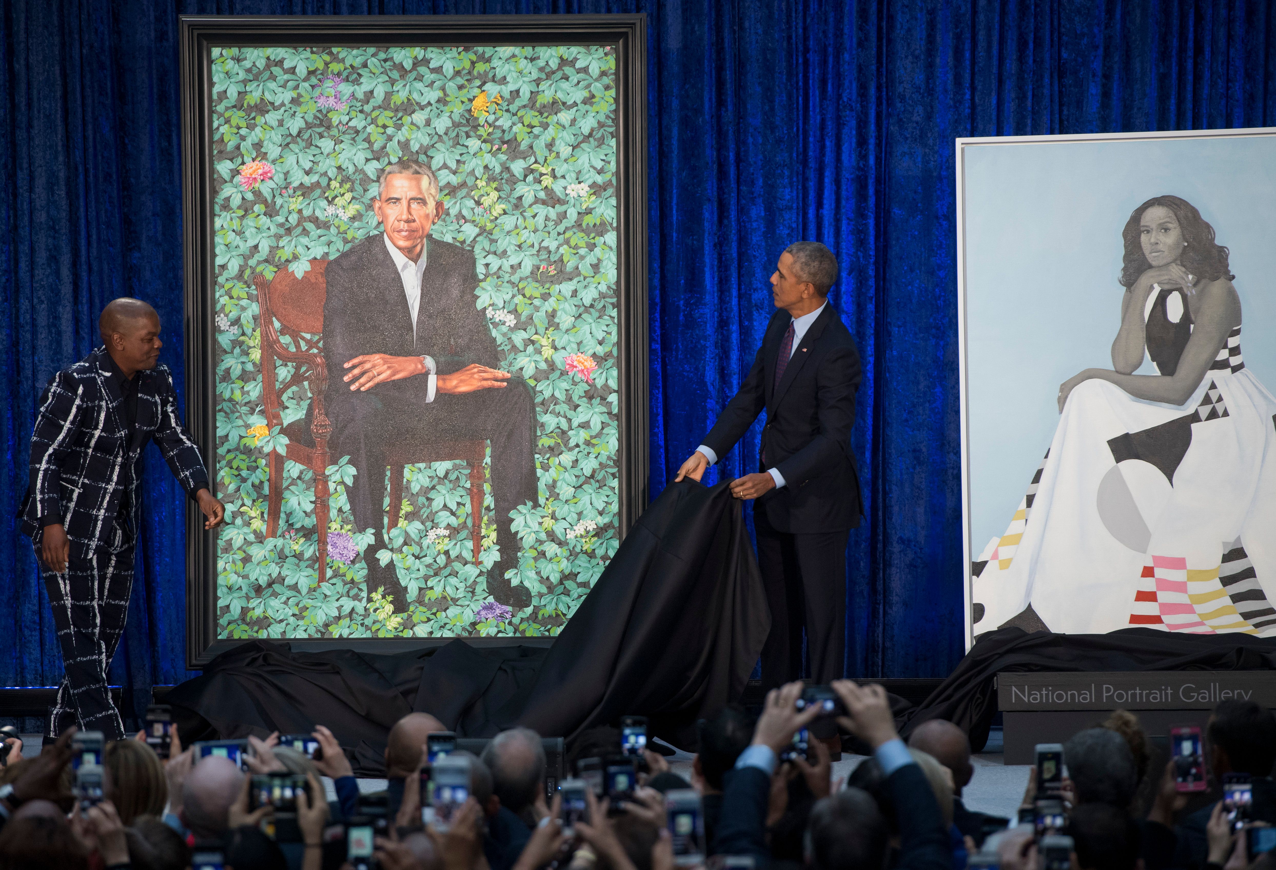 Barack Obama, Michelle Obama Portraits Official Unveiled