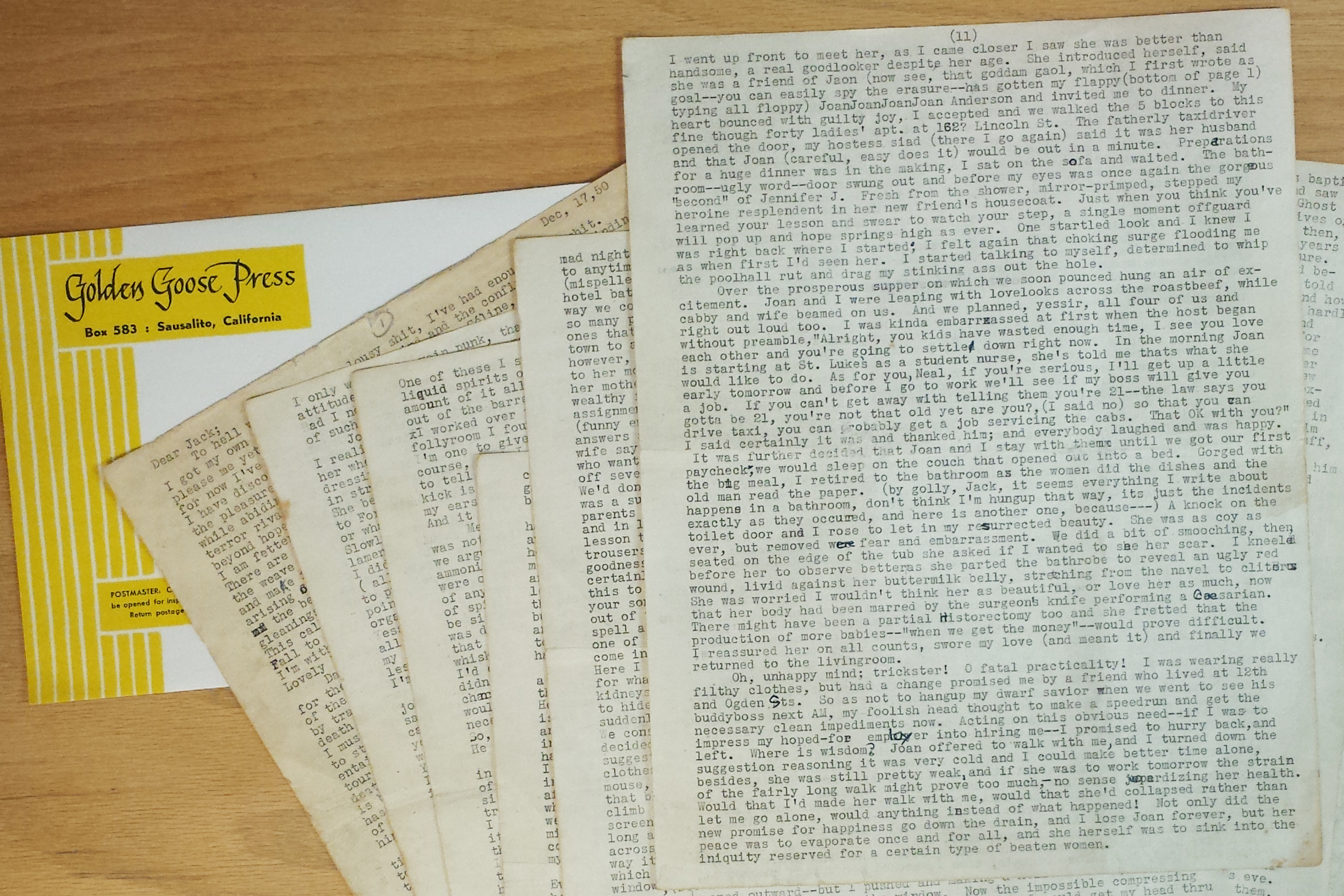 Joan Anderson Letter: Kerouac Inspiration Discovered After 60 Years