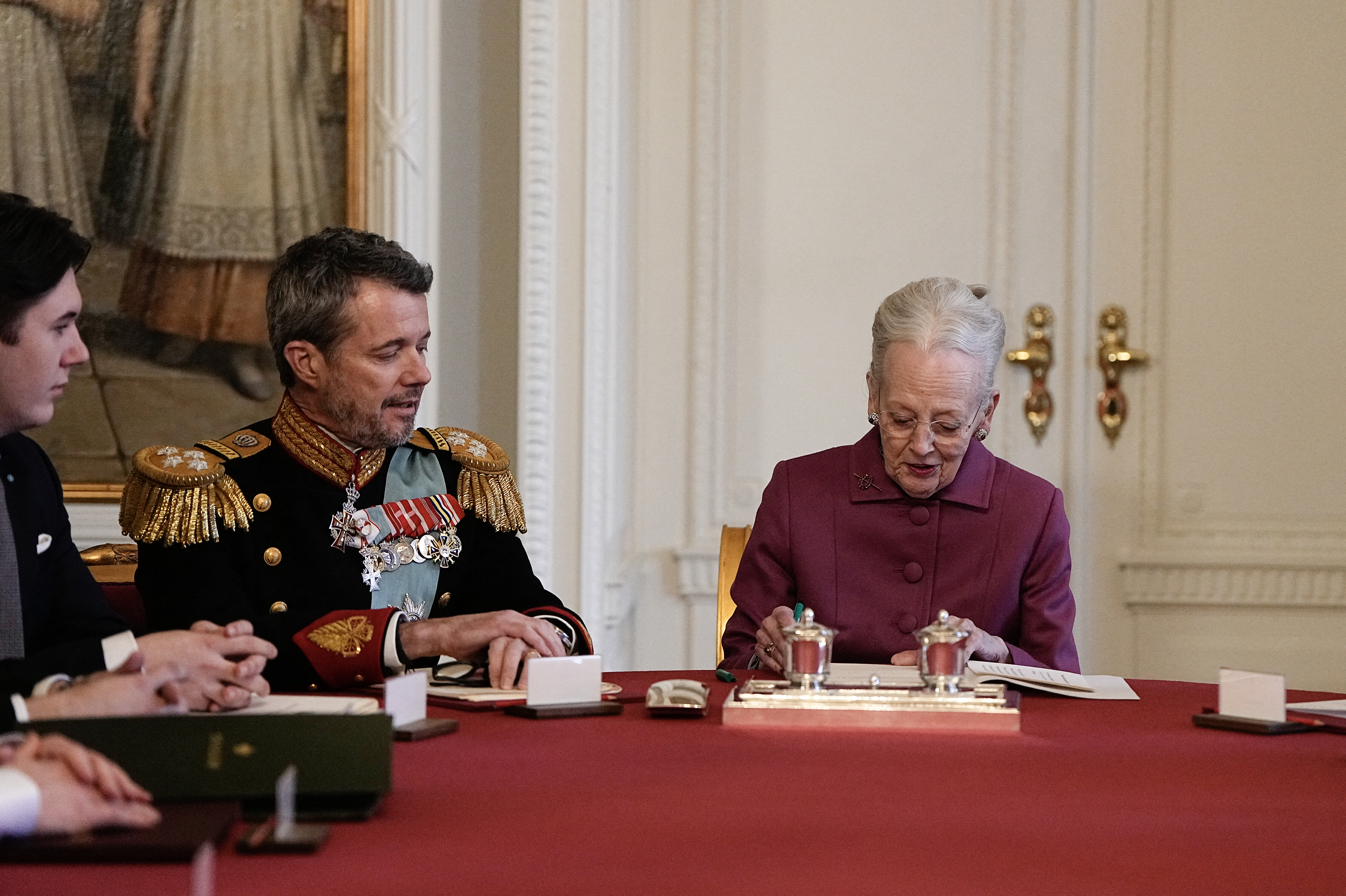Denmark's King Frederik Takes Throne As Margrethe Abdicates