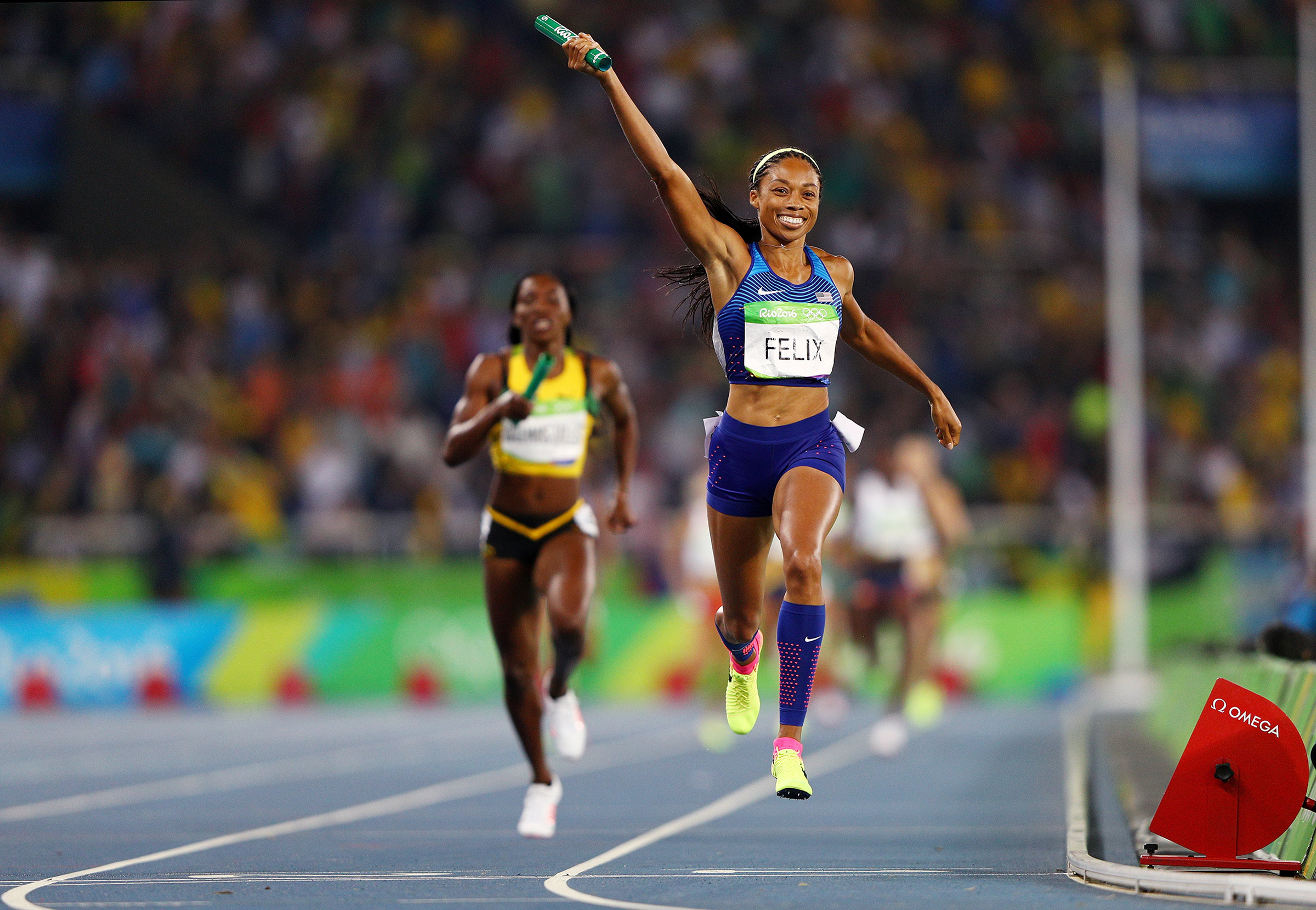 Allyson Felix Didn't Let Motherhood Slow Her Down