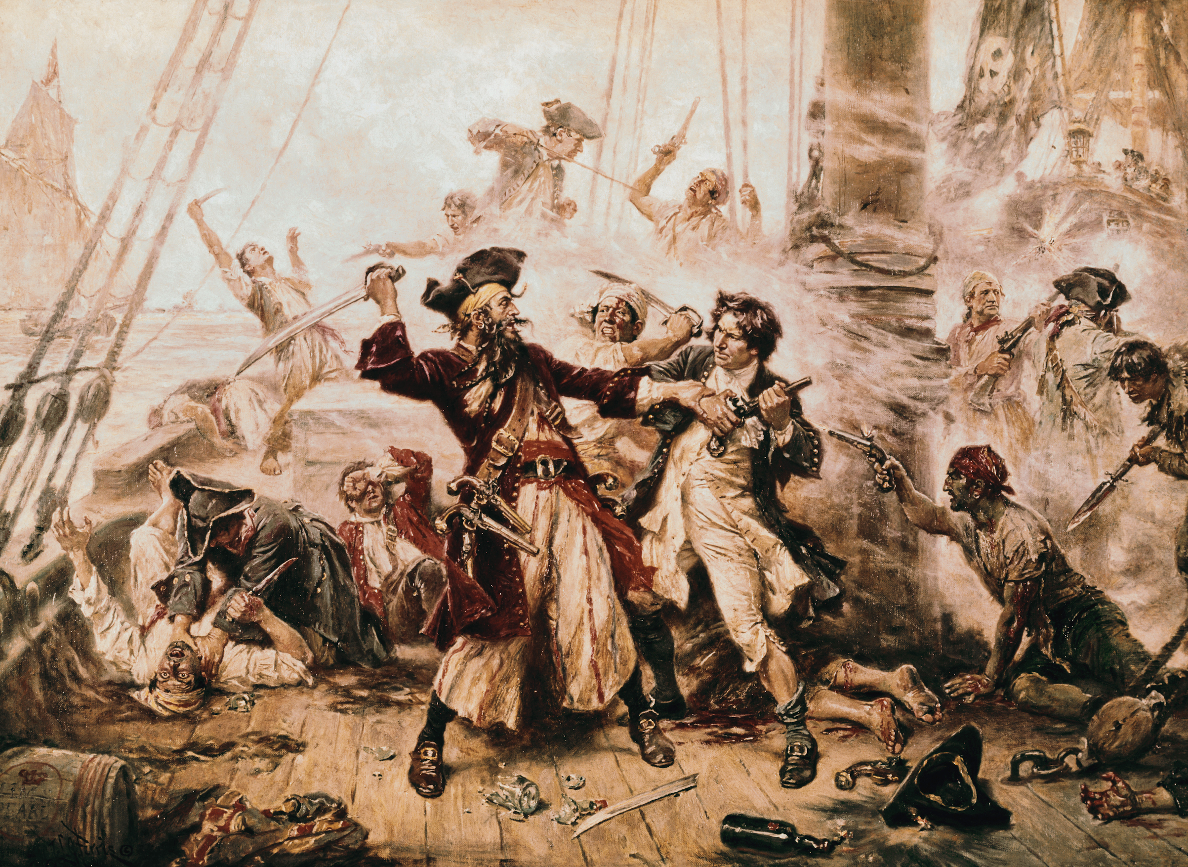 Here's How Blackbeard the Pirate Really Died 300 Years Ago