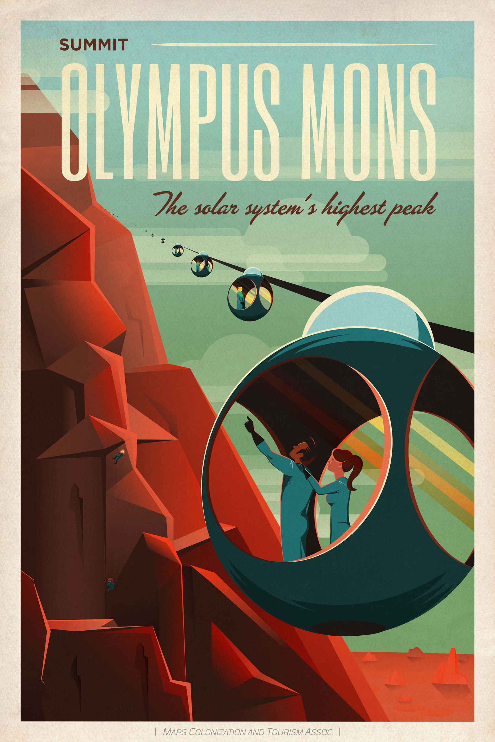 SpaceX Mars Travel Posters Invite You To The Red Planet