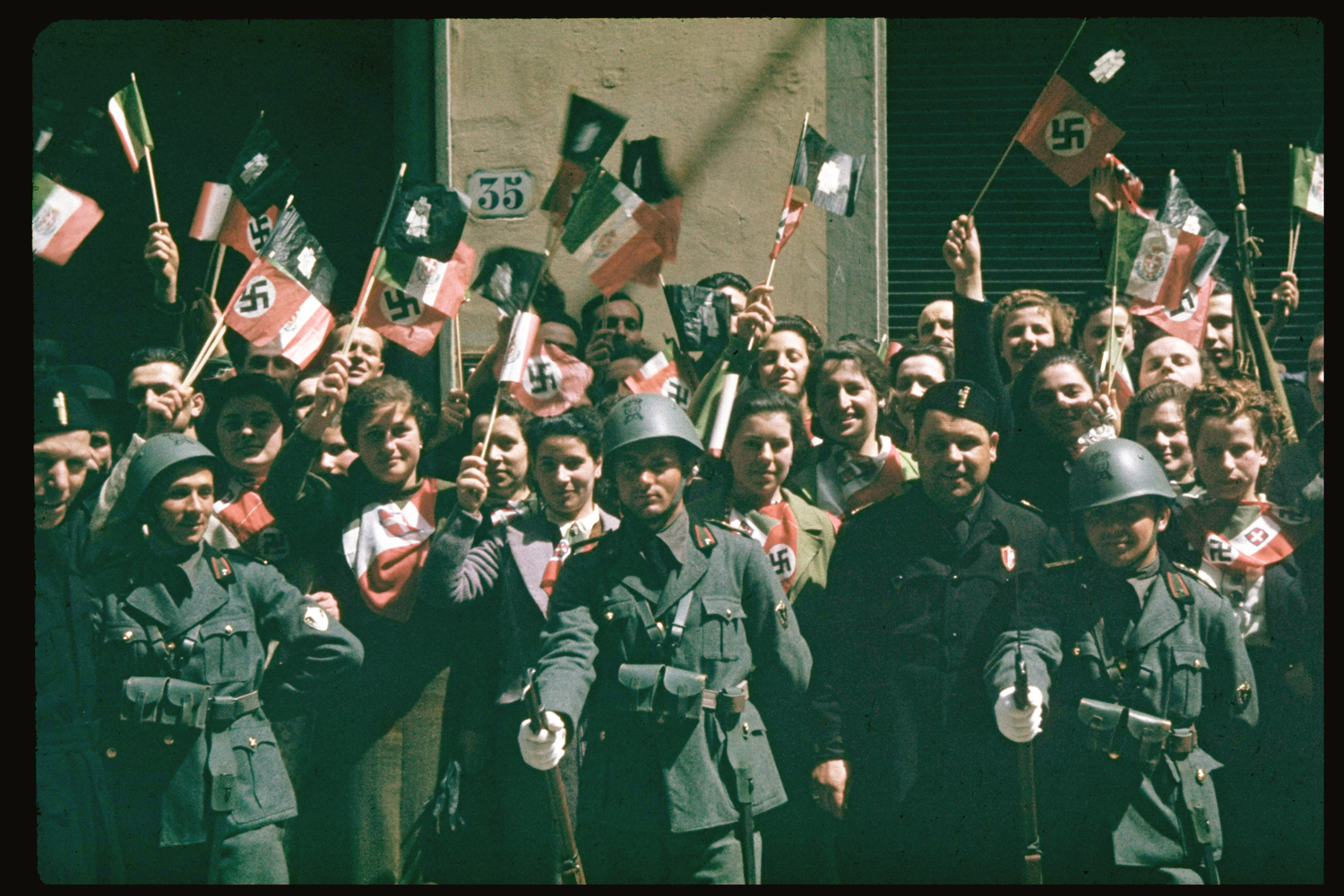 Adolf Hitler Among the Crowds: Color Photos of the Fuhrer's Fans