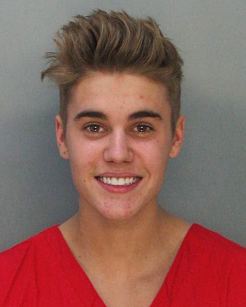 Justin Bieber Mugshot Arrested for Drunk Driving Celebrity Gallery