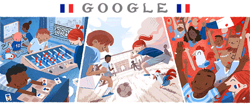 Sunday's Google Doodle Celebrates the World Cup Final