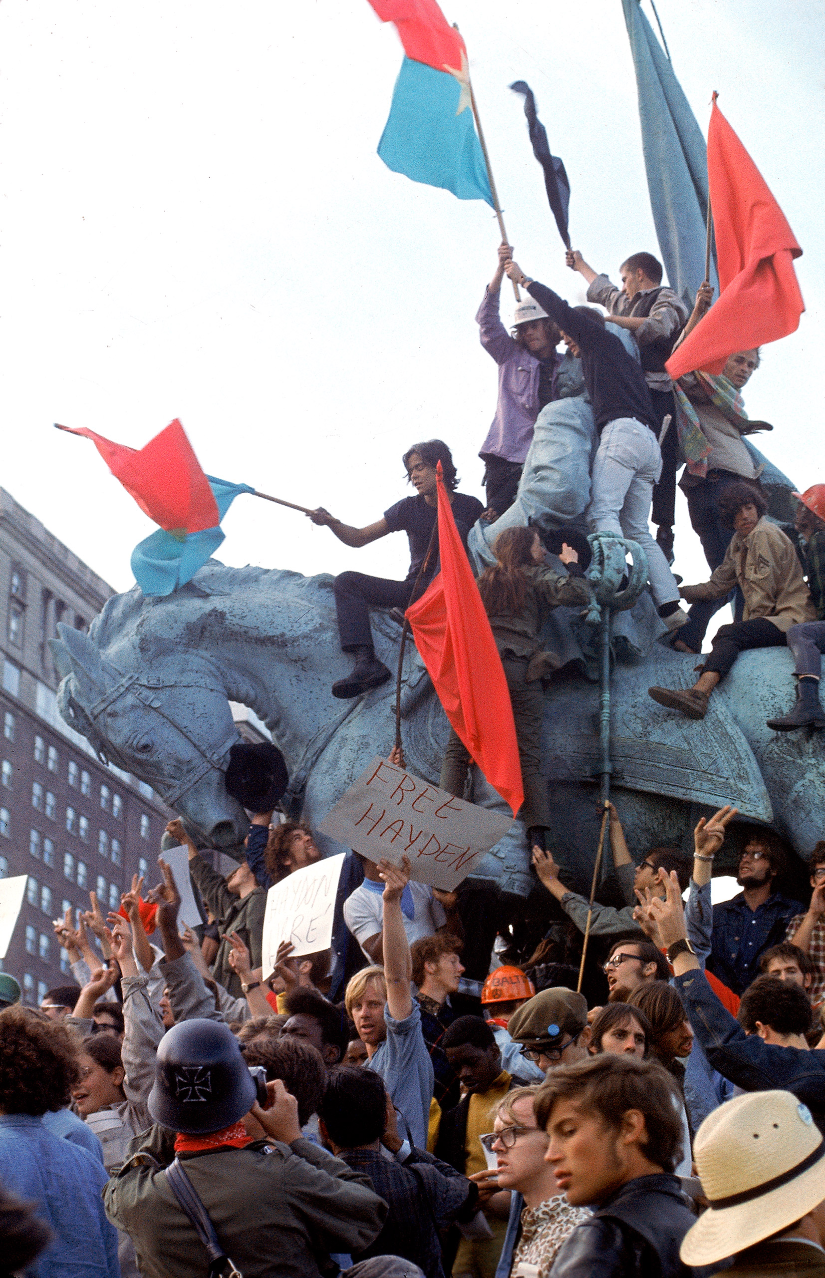 Democratic Convention Protests: Vivid Color Photos From 1968