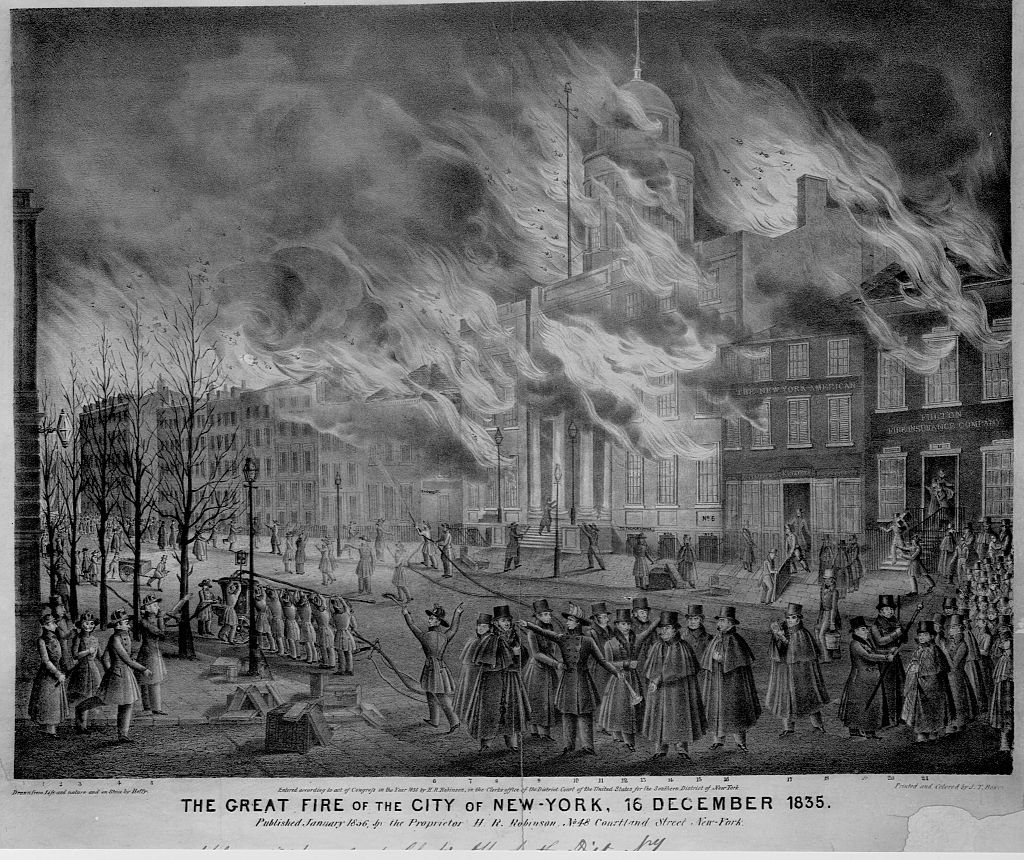 The Great Fire of 1835 Helped Create Modern New York City