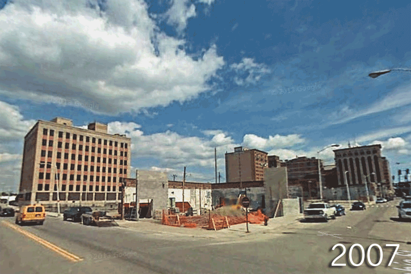 Motor City Revival: See Detroit's Stunning Evolution in 19 GIFs