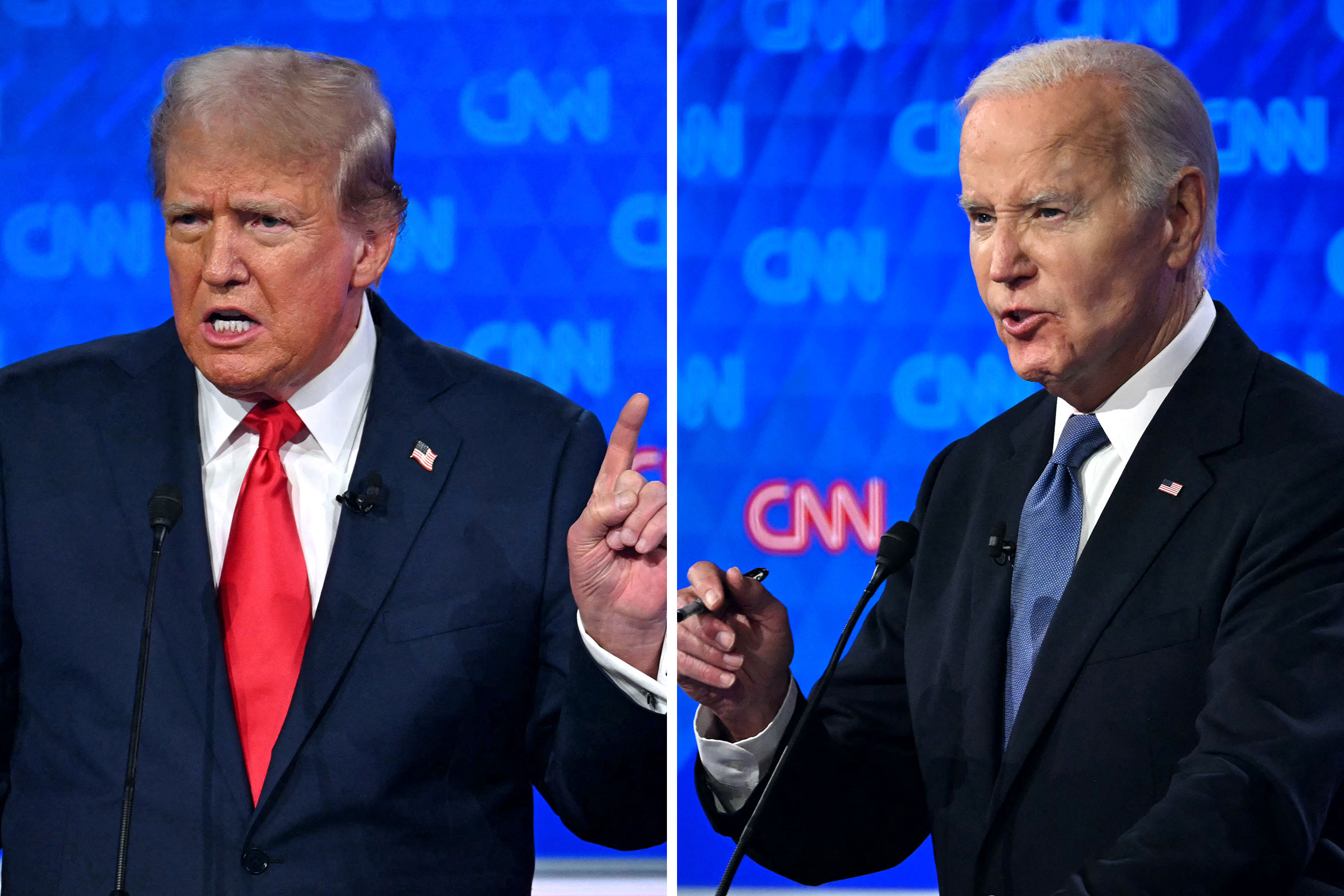 Biden and Trump Clash Over Abortion in First Debate