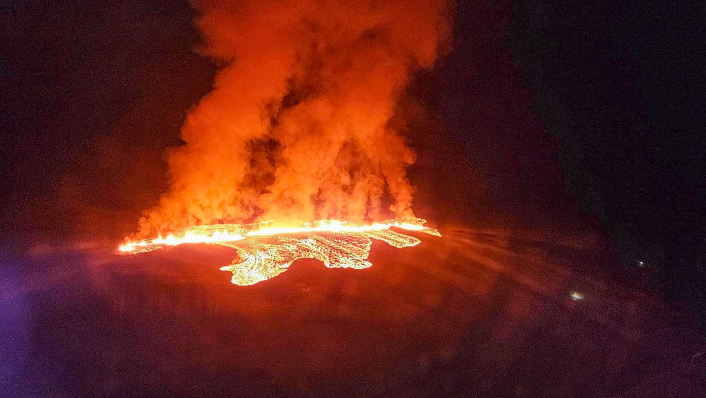 Iceland Volcano Erupts: Grindavík At Risk As Lava Flows