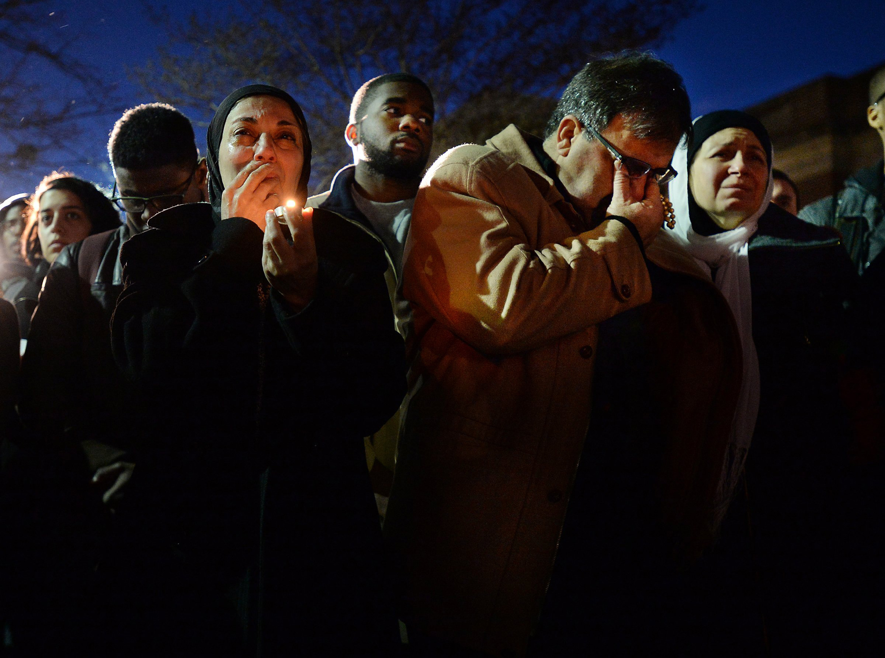 Huge Crowd Attends Vigil for Chapel Hill Shooting Victims at UNC