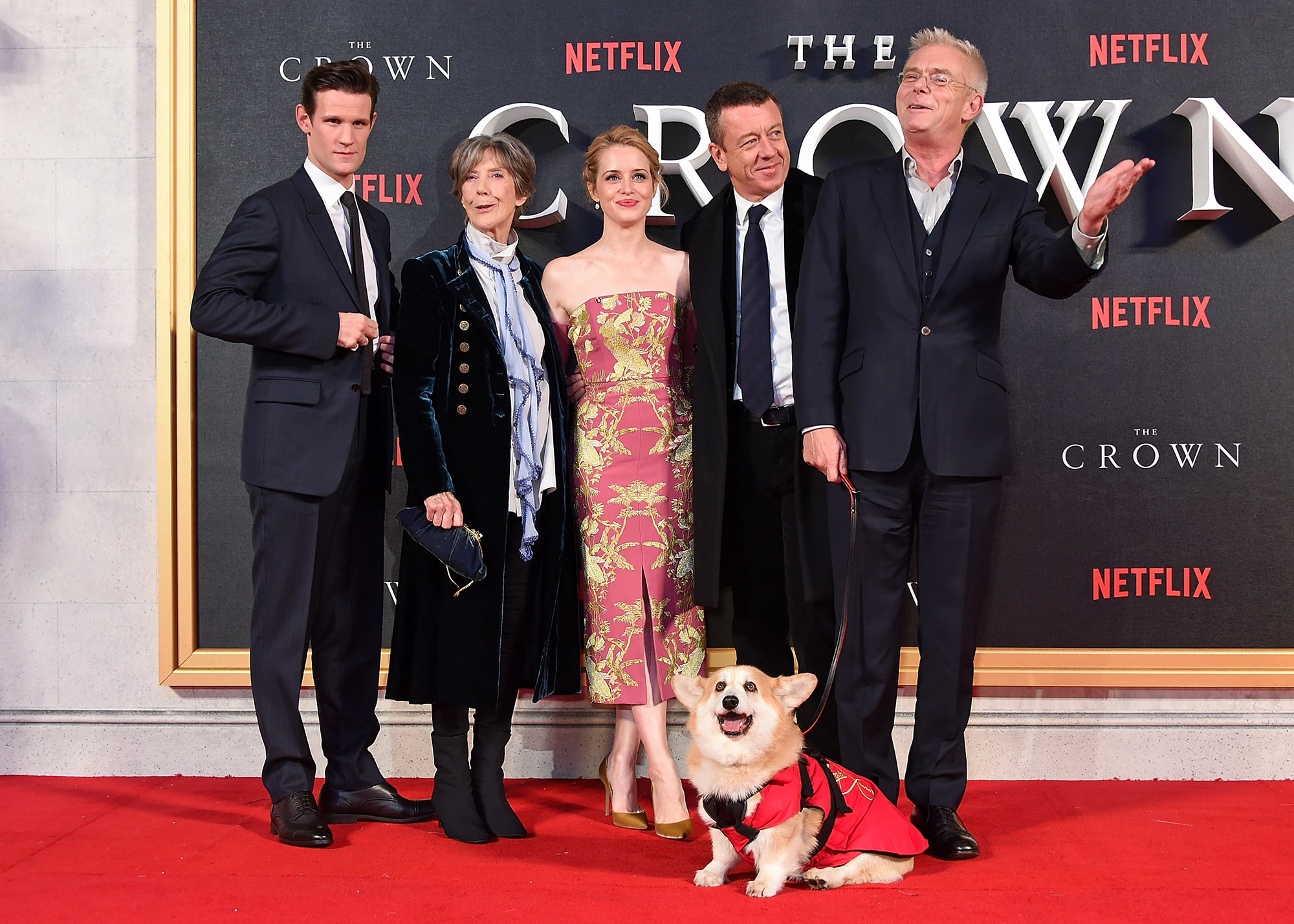 Netflix The Crown: Corgi Red Carpet Premiere PHOTOS