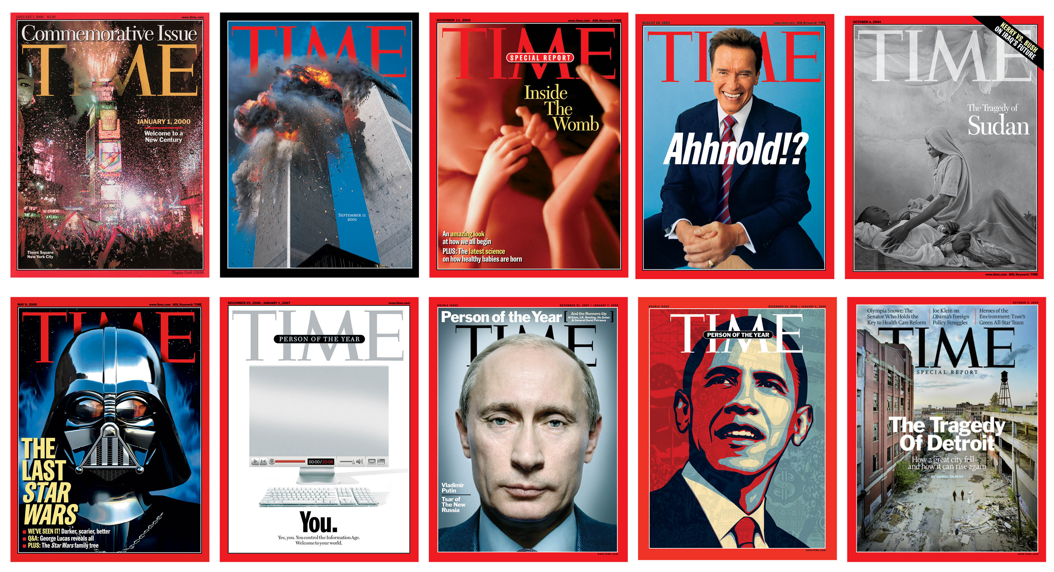 100 Years of TIME Magazine Covers