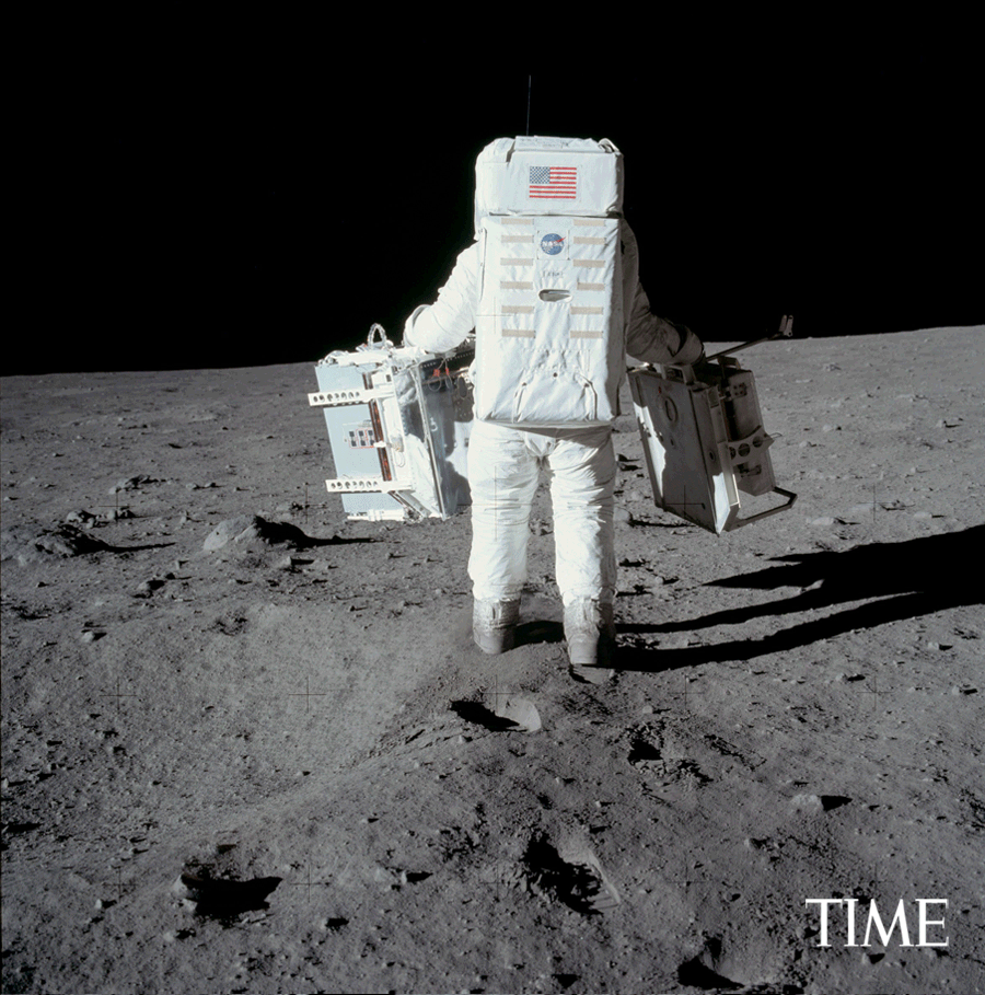 See the Apollo 11 Moon Landing in 5 GIF Animations