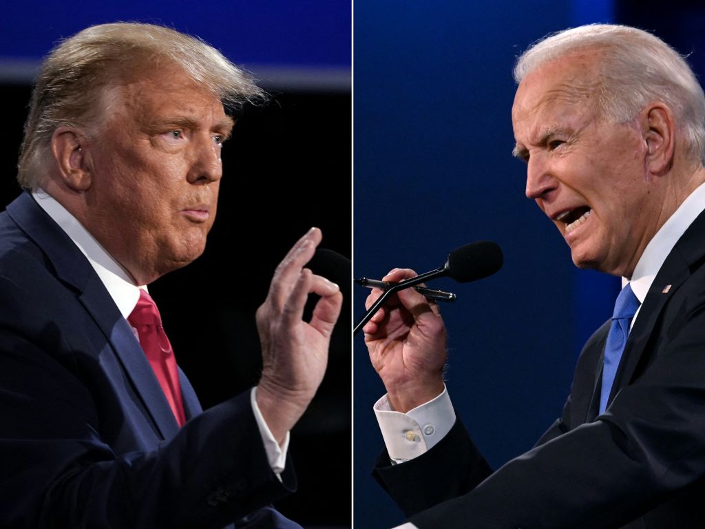 Trump Criticized For Posting Image Of Biden Tied Up