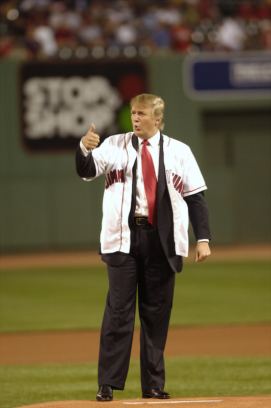 Donald Trump and Presidential First Pitches From History