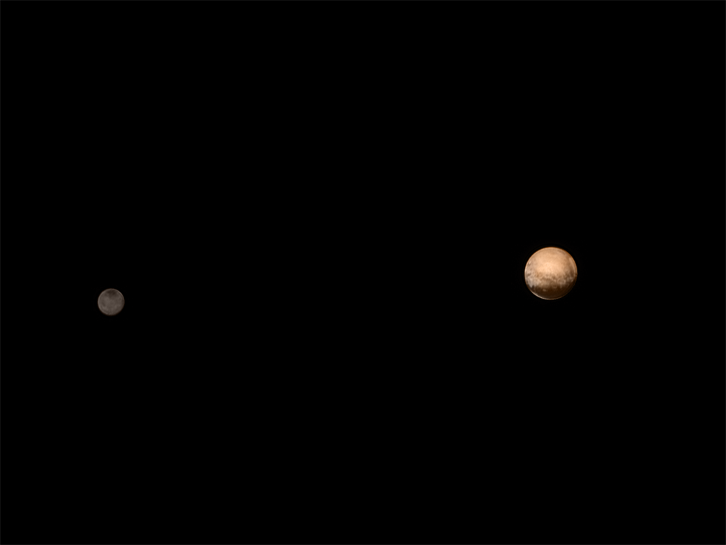 Pluto and Charon Seen In New Photo From NASA New Horizons Craft