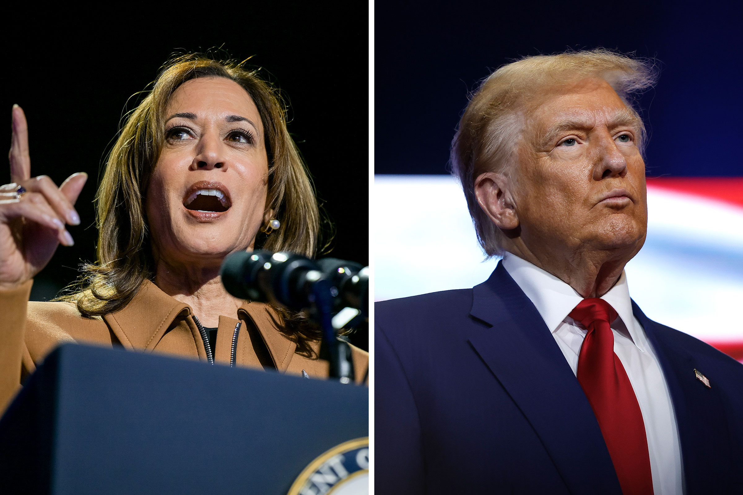 Harris And Trump Cross Paths in North Carolina Days From Vote