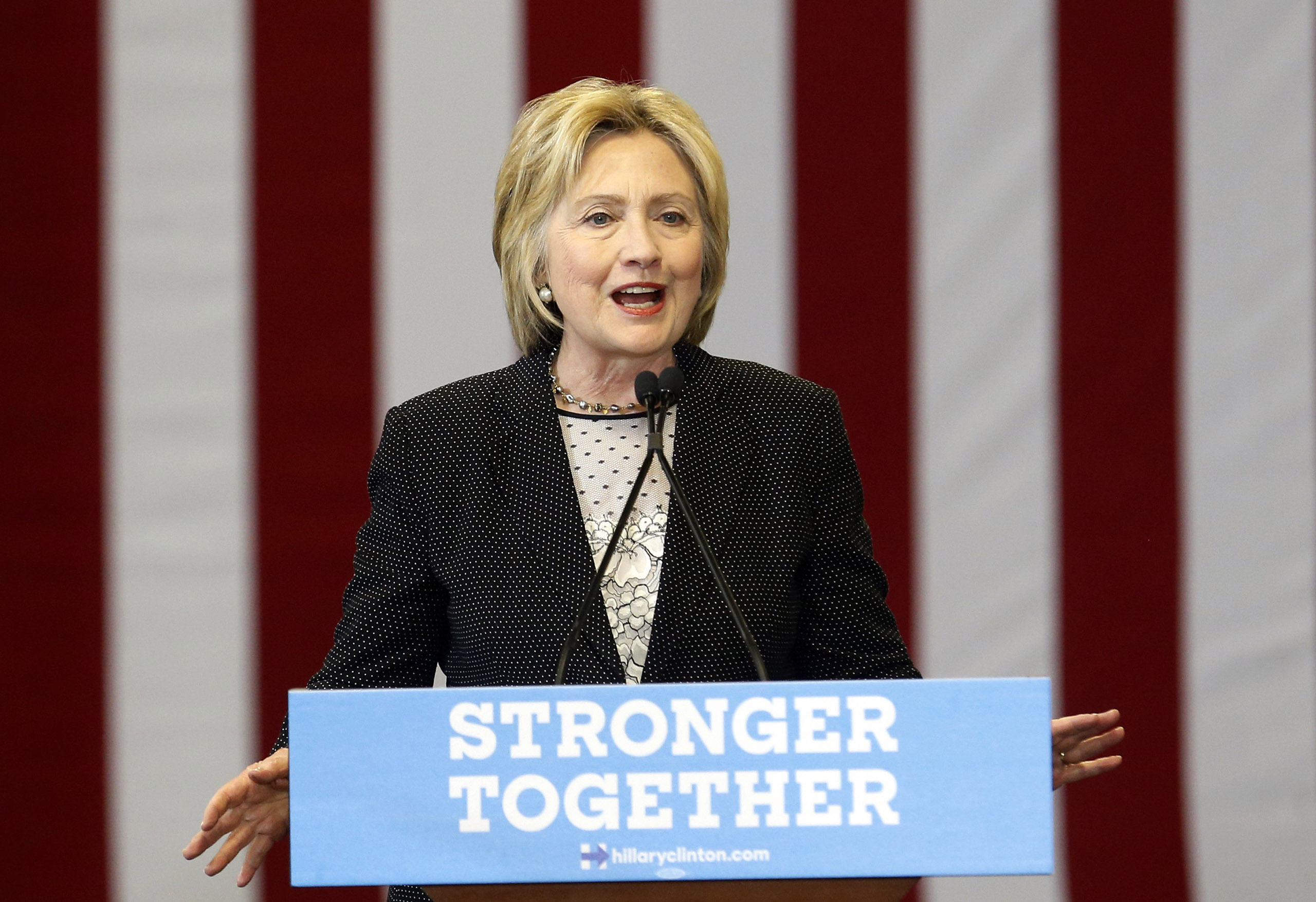 Hillary Clinton Attacks Donald Trump On Economy, Trade